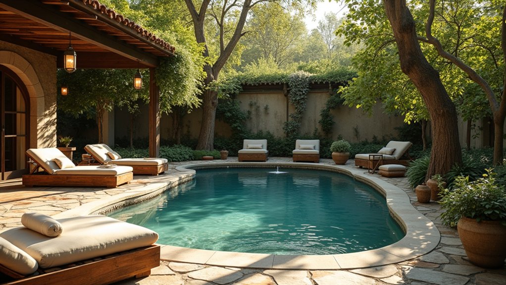 15 Rustic Pool Design Ideas That Feel Warm And Inviting - Love Gunite Pool