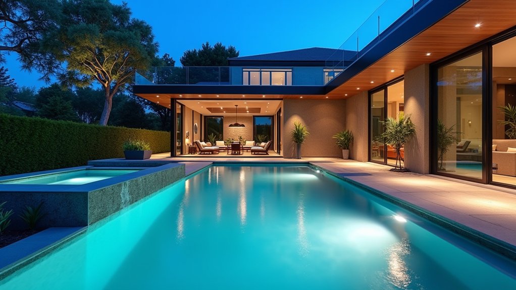 18 Pool Ideas With Hot Tub Features For Total Relaxation - Love Gunite Pool