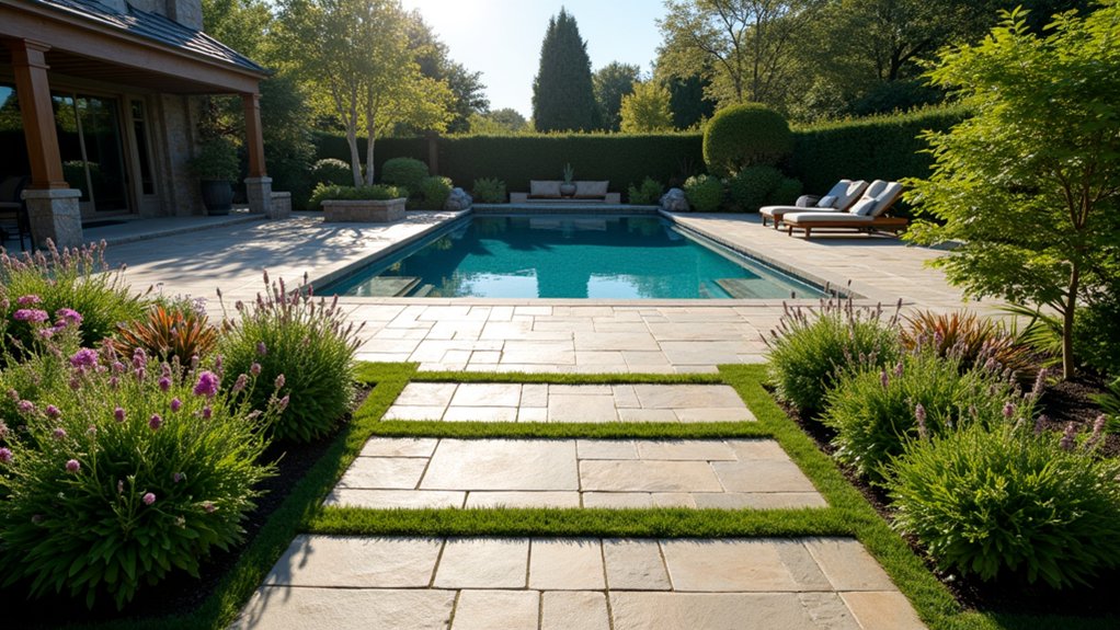 23 Smart Pool Landscaping With Pavers That Upgrade Your Walkways - Love ...