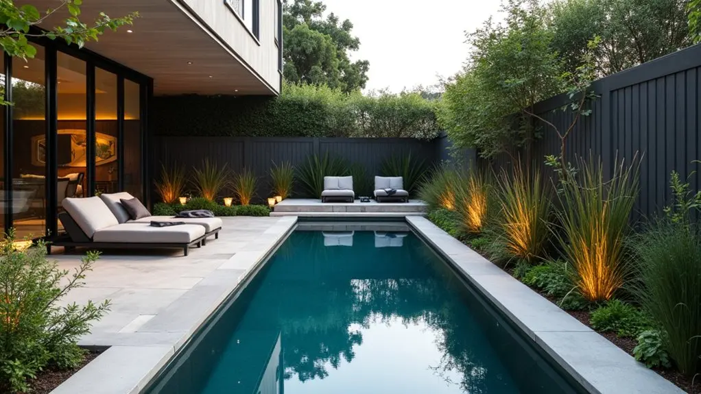 15 Sleek Lap Pool Design Ideas For Narrow Backyards - Love Gunite Pool