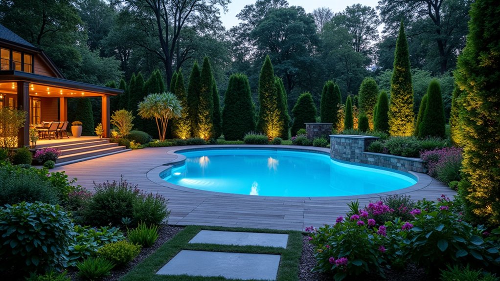 18 Stylish Above Ground Pool Landscaping Designs That Impress Instantly - Love Gunite Pool