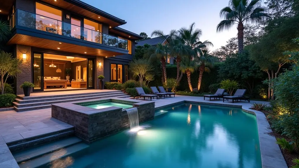 18 Pool Ideas With Hot Tub Features For Total Relaxation - Love Gunite Pool