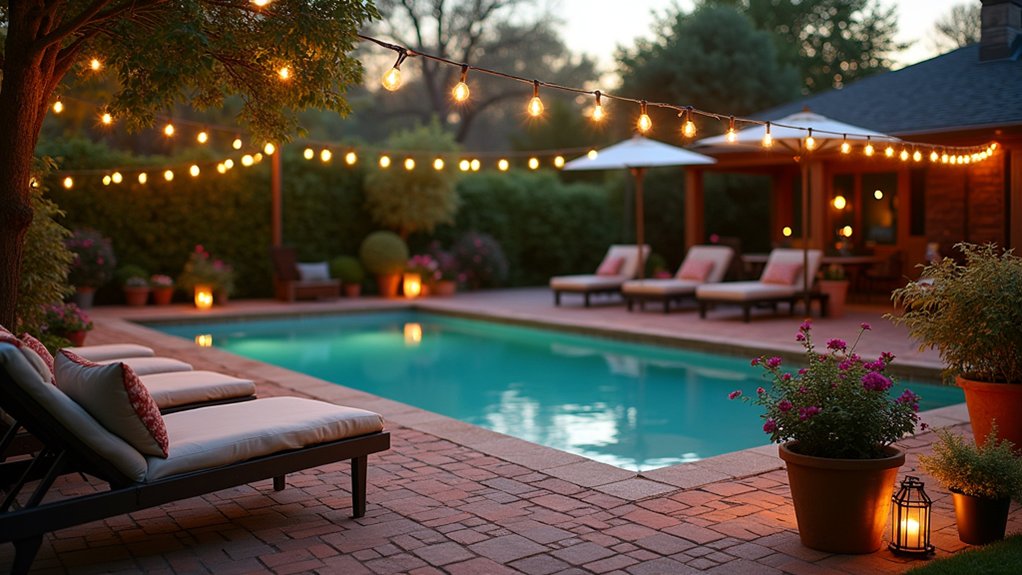19 Outdoor Lighting Around Pool Ideas That Look Beautiful After Sunset ...