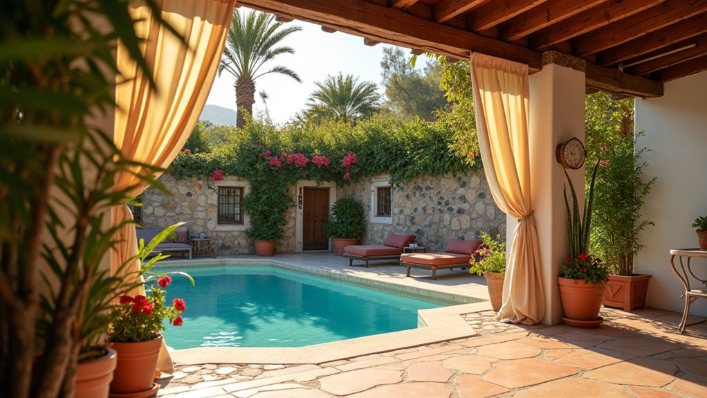 24 Mediterranean Pool Cabana Ideas With Breezy Coastal Flair - Love ...
