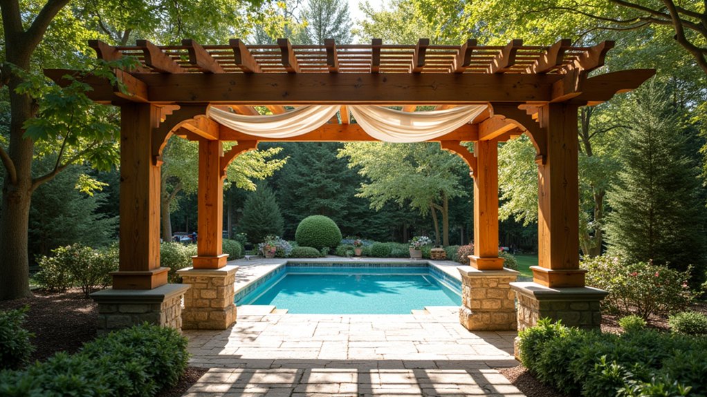 20 Refined Pool Pergola Design Ideas With Architectural Interest - Love ...