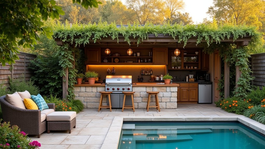 23 Functional Pool House With Outdoor Kitchen Ideas For Easy ...