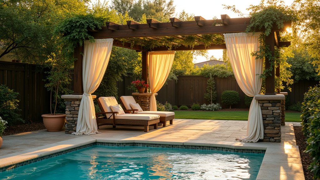 23 Inviting Pool Shade Pergola Ideas That Add Character - Love Gunite Pool