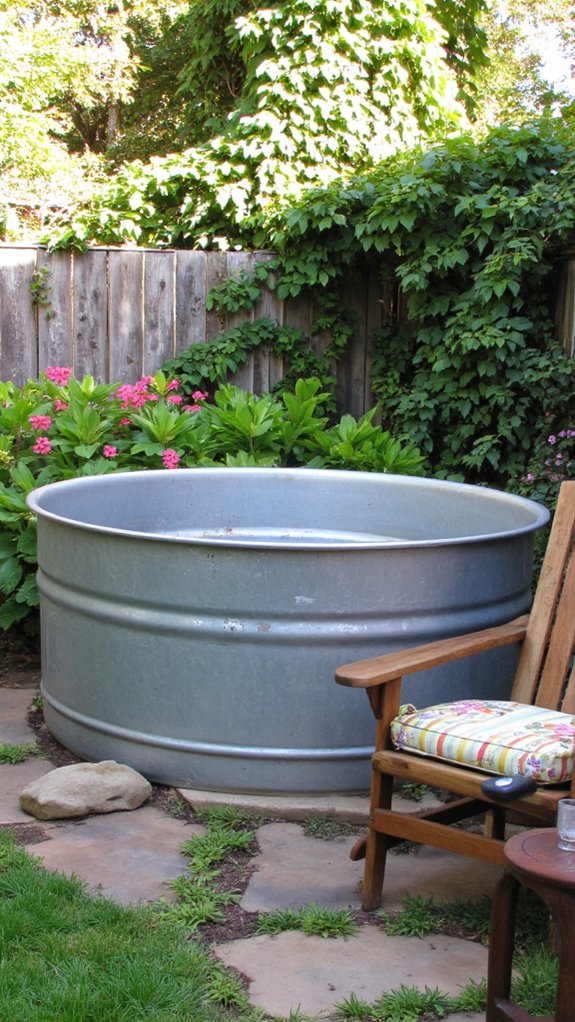 21 Budget Friendly Stock Tank Pool Ideas That Surprise - Love Gunite Pool