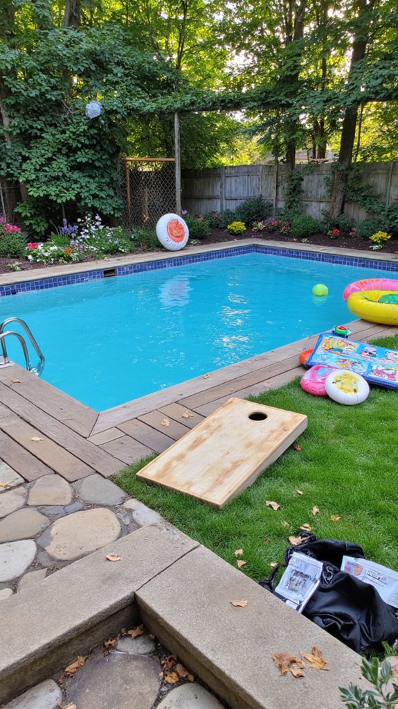 23 Family Friendly Backyard Pool Ideas Everyone Enjoys - Love Gunite Pool