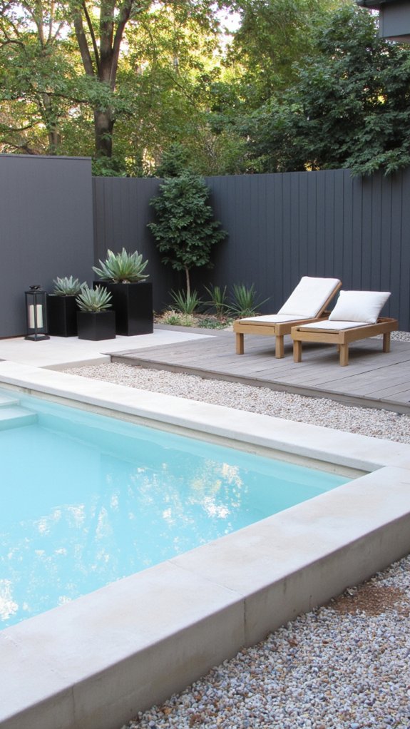 20 Minimalist Plunge Pool Backyard Ideas With Clean Lines - Love Gunite ...