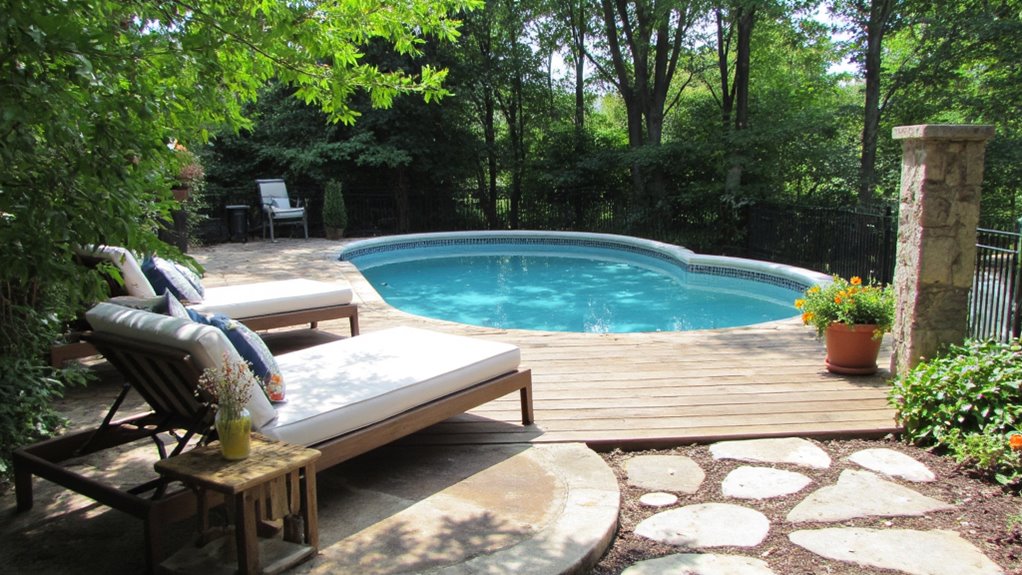 19 Chic Semi Inground Pool Deck Ideas For Easy Outdoor Living - Love ...